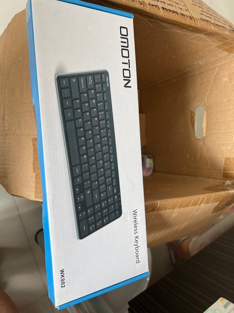 OMOTON Wireless Keyboard (9620) - Battery Operated, Computers & Tech ...