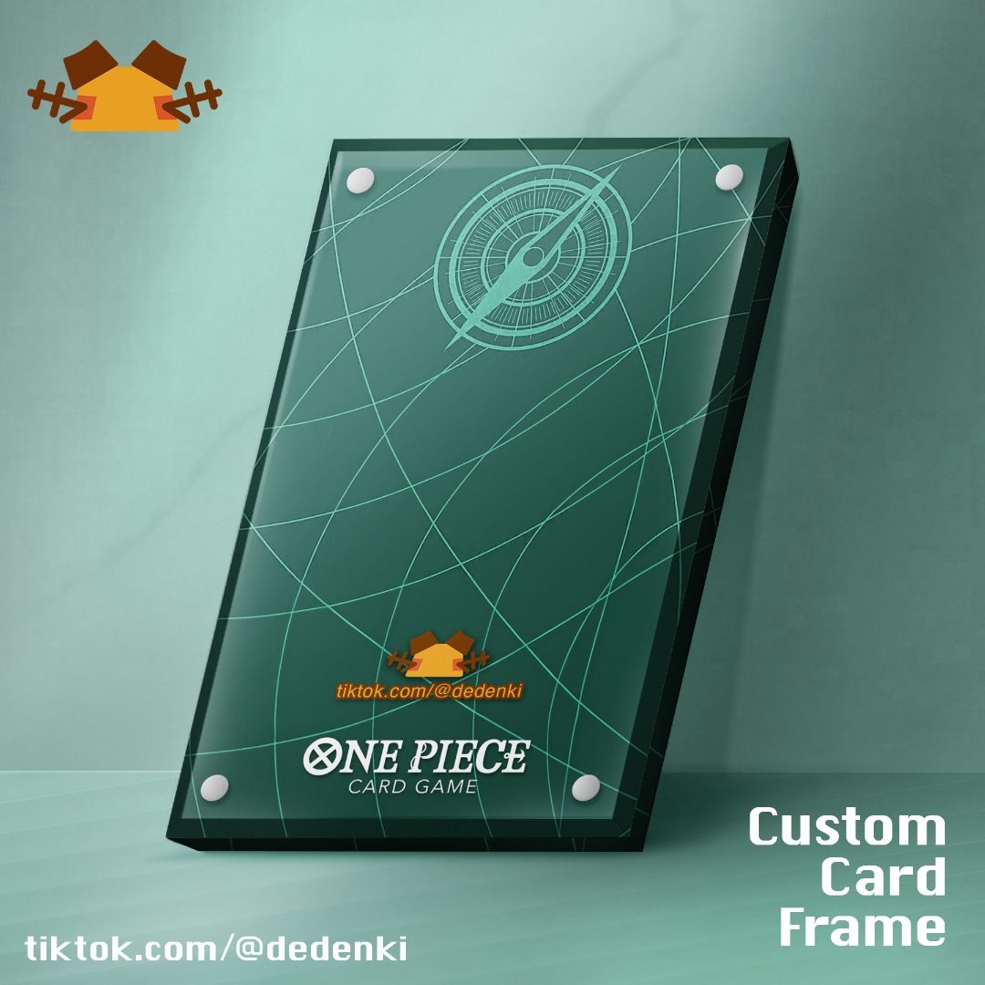 One Piece Leader Colored Background Custom Card Frame, Hobbies & Toys ...