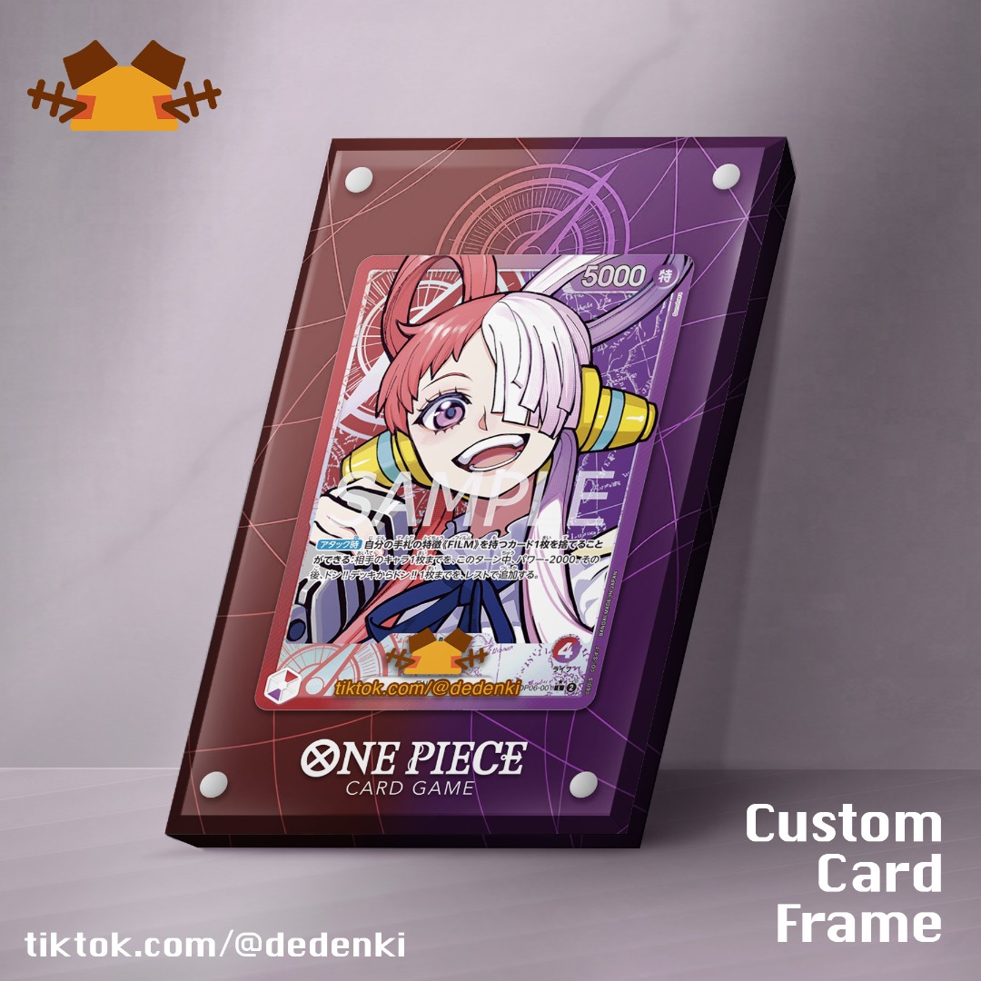 One Piece Leader Colored Background Custom Card Frame, Hobbies & Toys ...