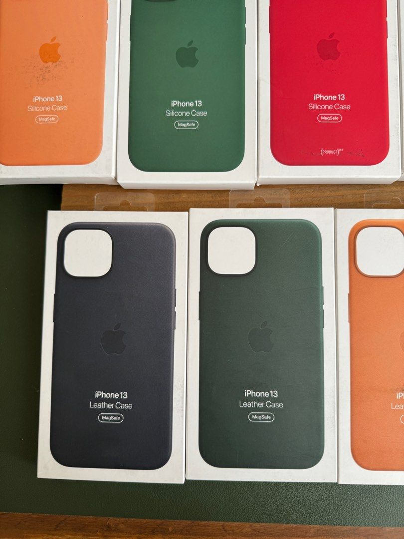 Original Apple iPhone 13 MagSafe Leather and Silicone Case [Read ...