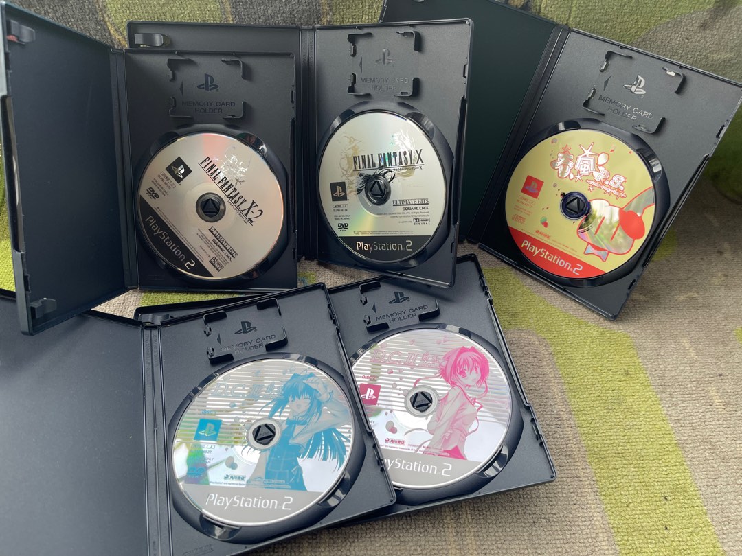 Original PS2 games 5 discs no cover but good as new NTSC-J TAKE ALL ...