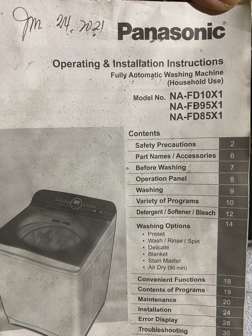 Panasonic Fully Automatic Washing Machine, TV & Home Appliances ...