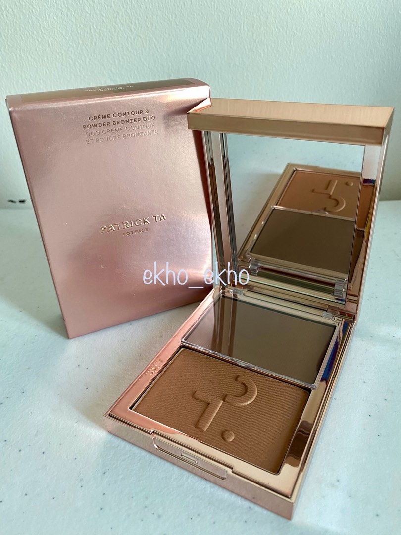 Patrick Ta CRÈME CONTOUR & POWDER BRONZER DUO (She’s Sculpted), Beauty ...