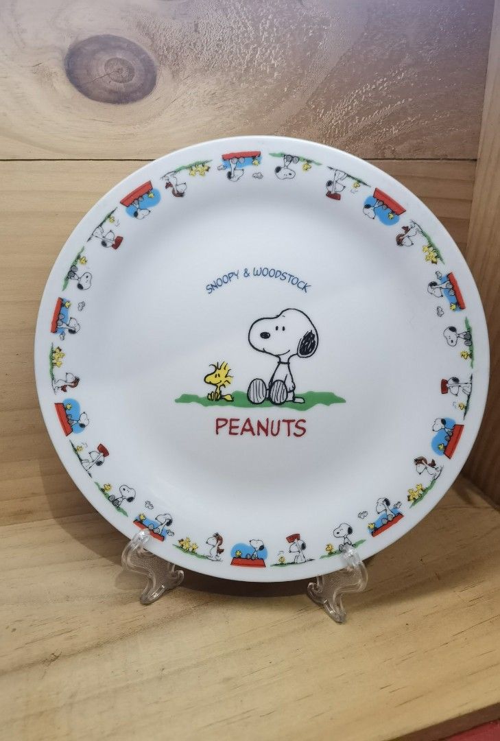 Peanuts Snoopy and Woodstock Ceramic Plate & Bowl collection, Furniture ...