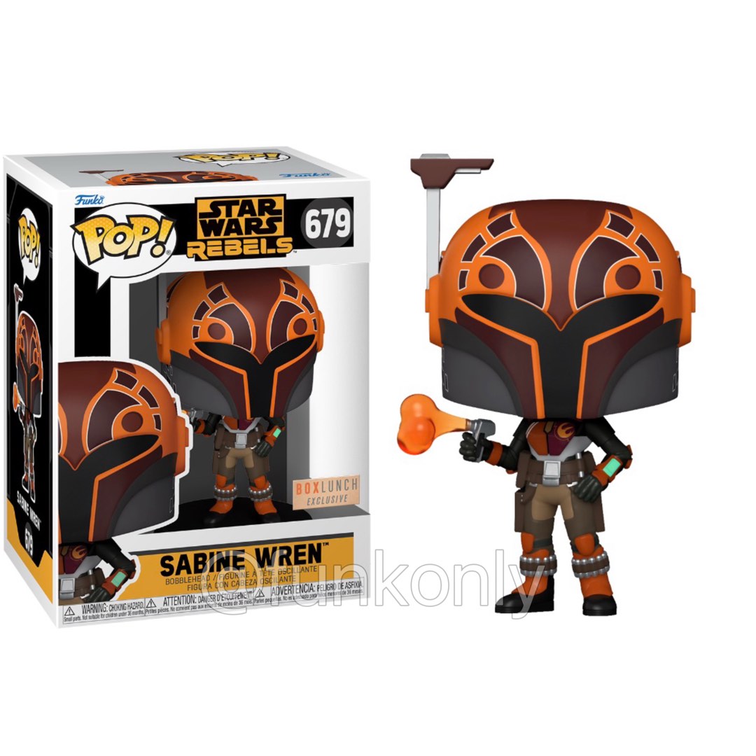 [PO] Star Wars: Rebels Pop! Vinyl Figures -Sabine Wren #679 Boxlunch ...