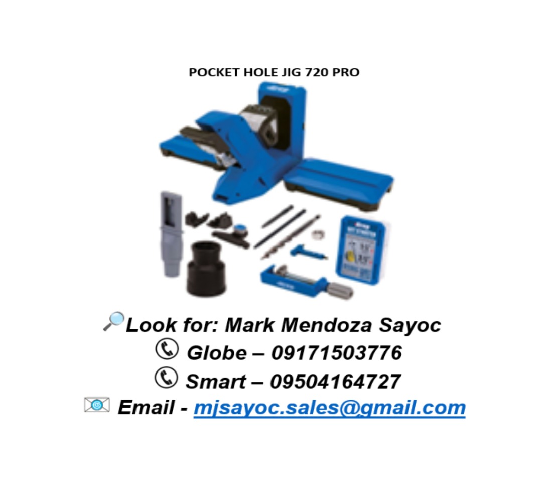 POCKET HOLE JIG 720 PRO, Commercial & Industrial, Construction Tools ...
