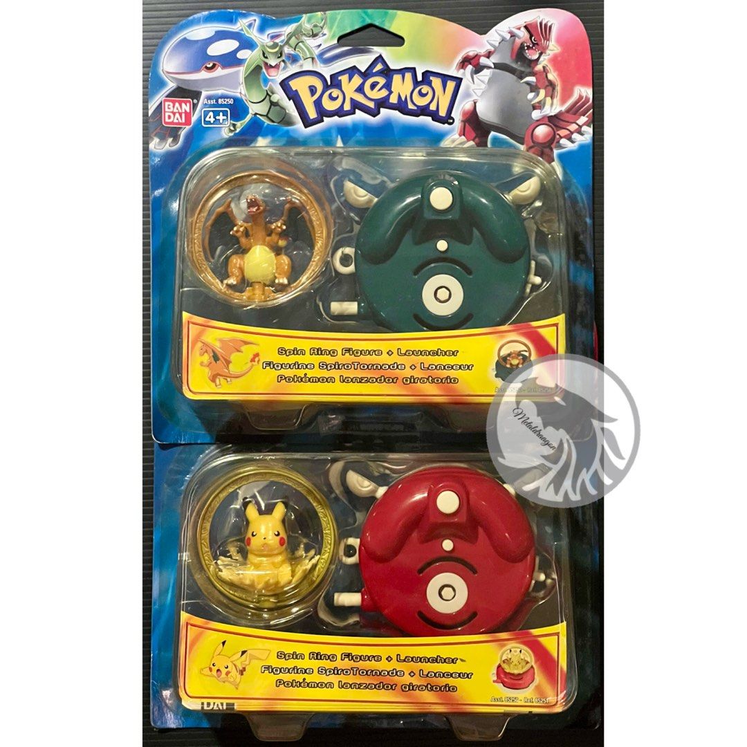 Pokemon Bandai Game Freaks Spin Ring Launcher Playset | Pokemon Pikachu ...