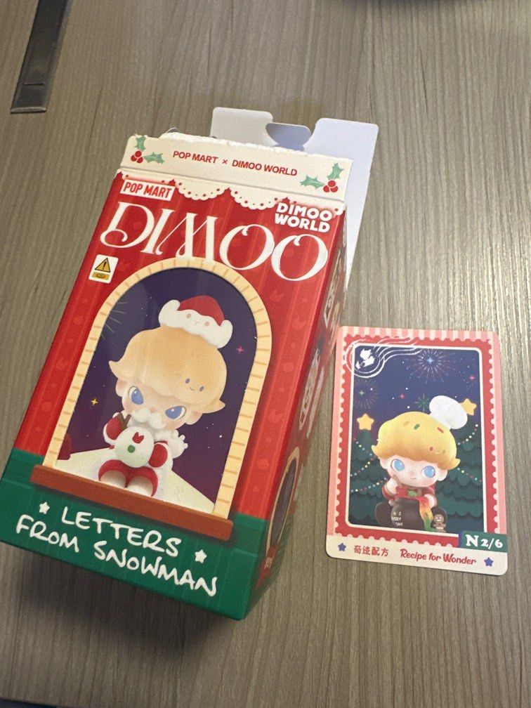Pop Mart x Dimoo World 聖誕系列 奇蹟配方, 興趣及遊戲, 玩具 & 遊戲類 - Carousell