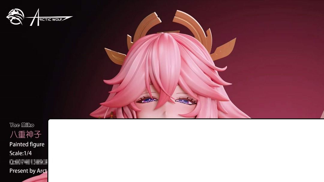 【PRE-ORDER】 Arctic Wolf Studio - Yae Miko Genshin Impact Resin Statue ...