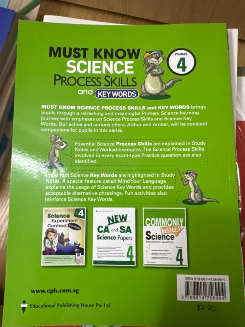 Primary 4 science process skills key words, Hobbies & Toys, Books ...
