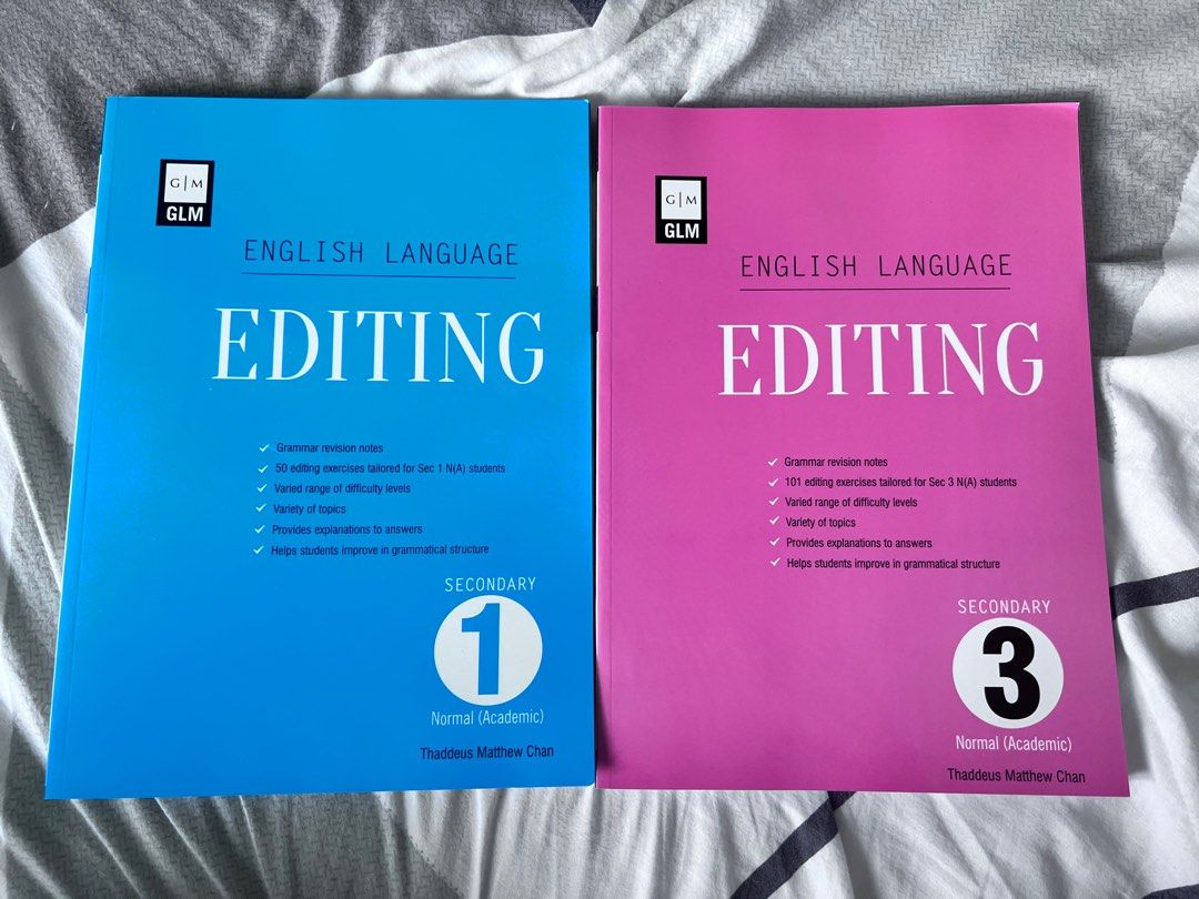 secondary sec1 and sec3 editing book, Hobbies & Toys, Books & Magazines ...