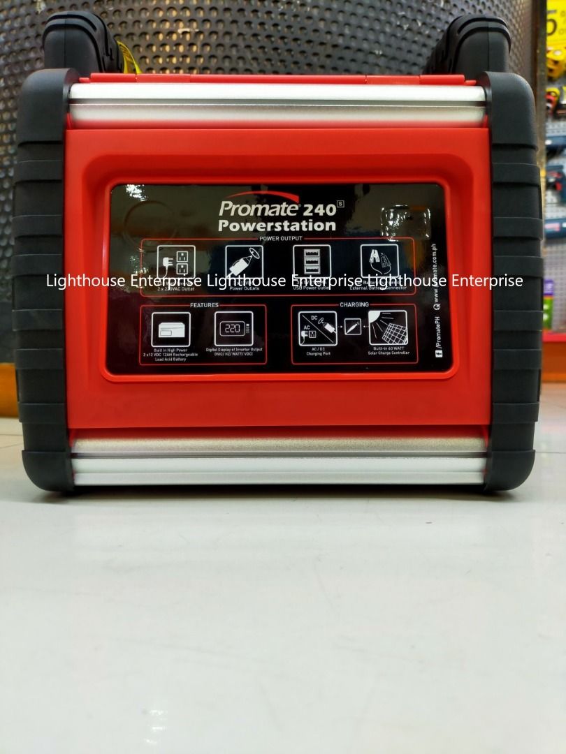 PROMATE 400W Powerstation / 400W Inverter Generator (P240S), Furniture ...