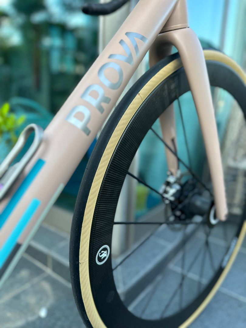 Prova Integrale (Ti custom bicycle) with Lightweight Meilenstein wheels ...