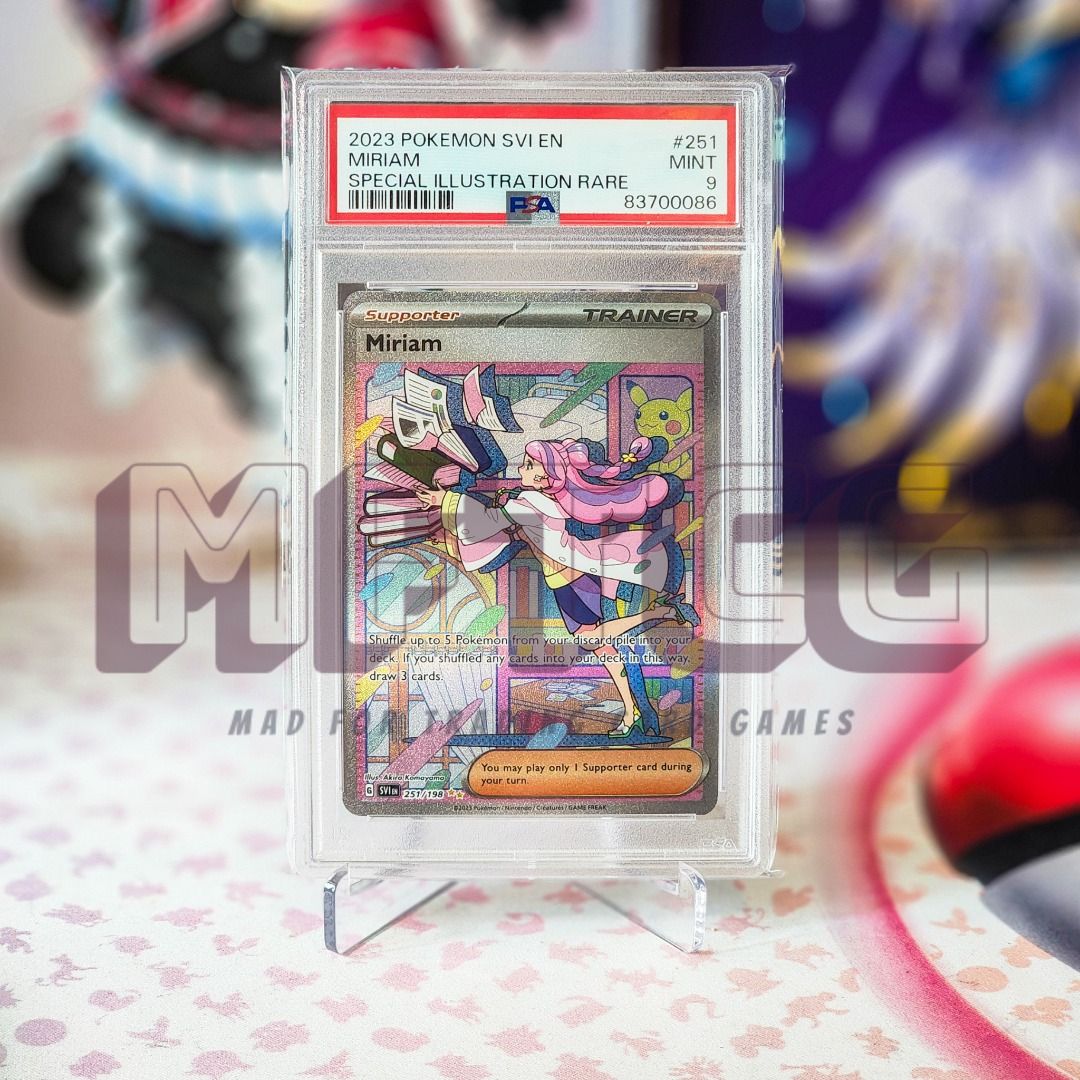PSA 9 2023 POKEMON SVI EN MIRIAM SPECIAL ILLUSTRATION RARE #251 ...