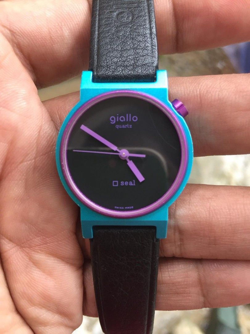 Rare Vintage Funky Futuristic Design Giallo Seal by Gian Matteo ...