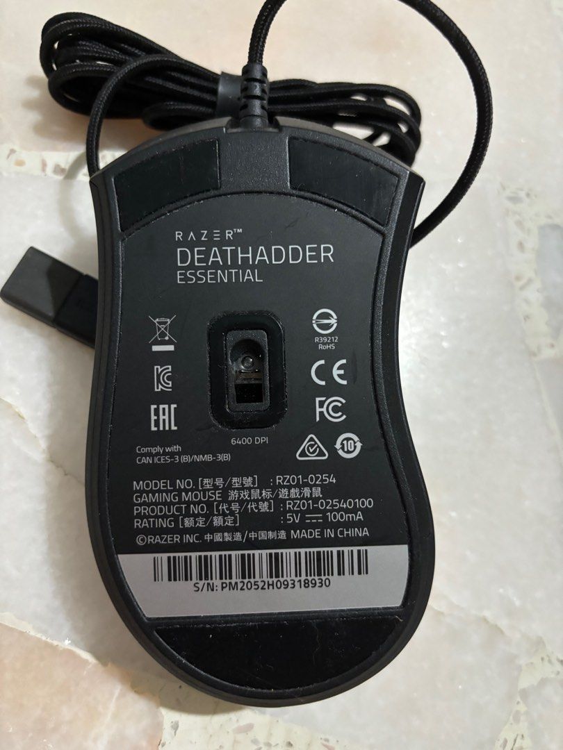 RAZER deathadder mouse, Computers & Tech, Parts & Accessories, Mouse ...