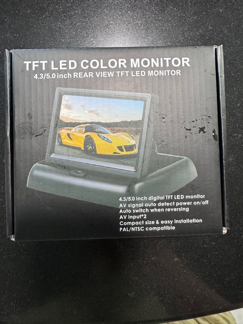 Rear View TFT LED Monitor Color 4.3 Inch, Car Accessories, Accessories ...