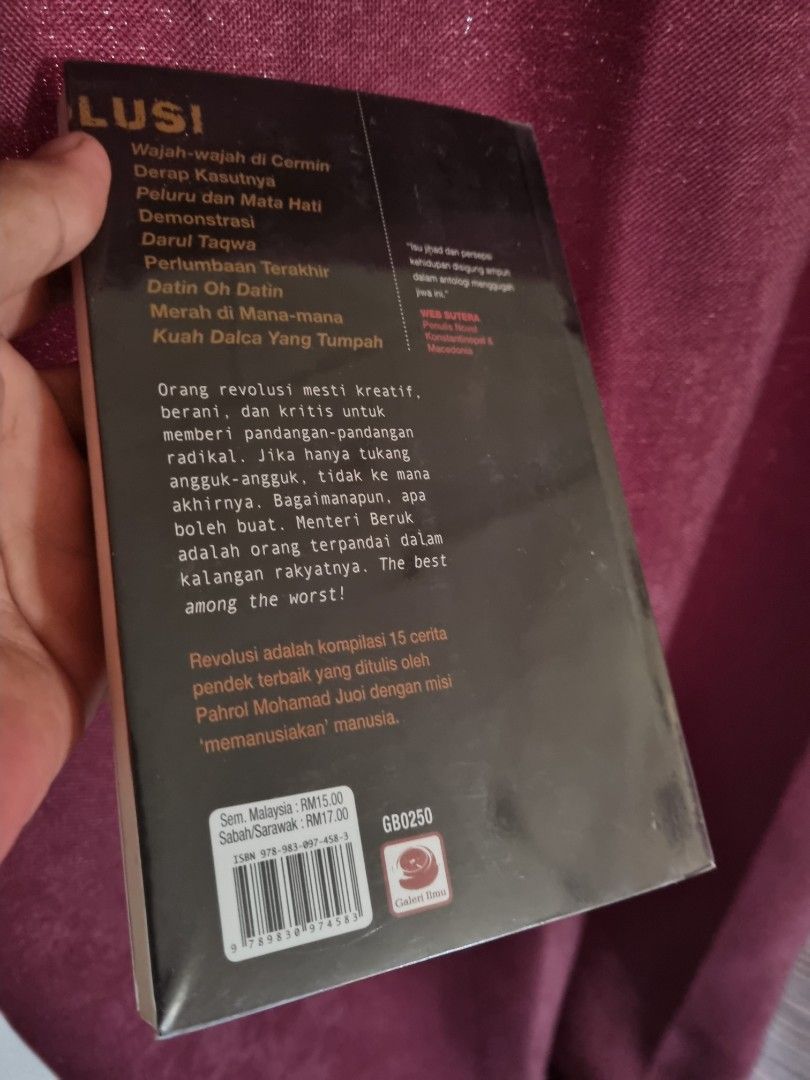 Revolusi - Pahrol Mohamad Juoi, Hobbies & Toys, Books & Magazines, Storybooks on Carousell