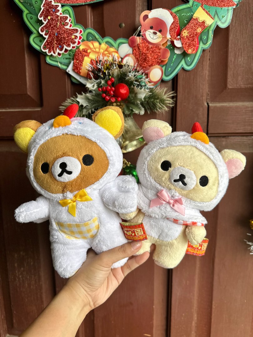 Rilakkuma Chicken Costume Stuffed Toys 7/11, Hobbies & Toys, Toys ...