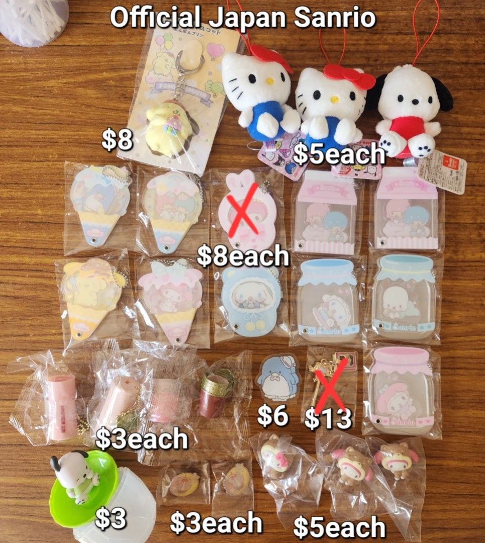 Sanrio Acrylic Keychain/ Gachapon official Japan, Hobbies & Toys, Toys ...