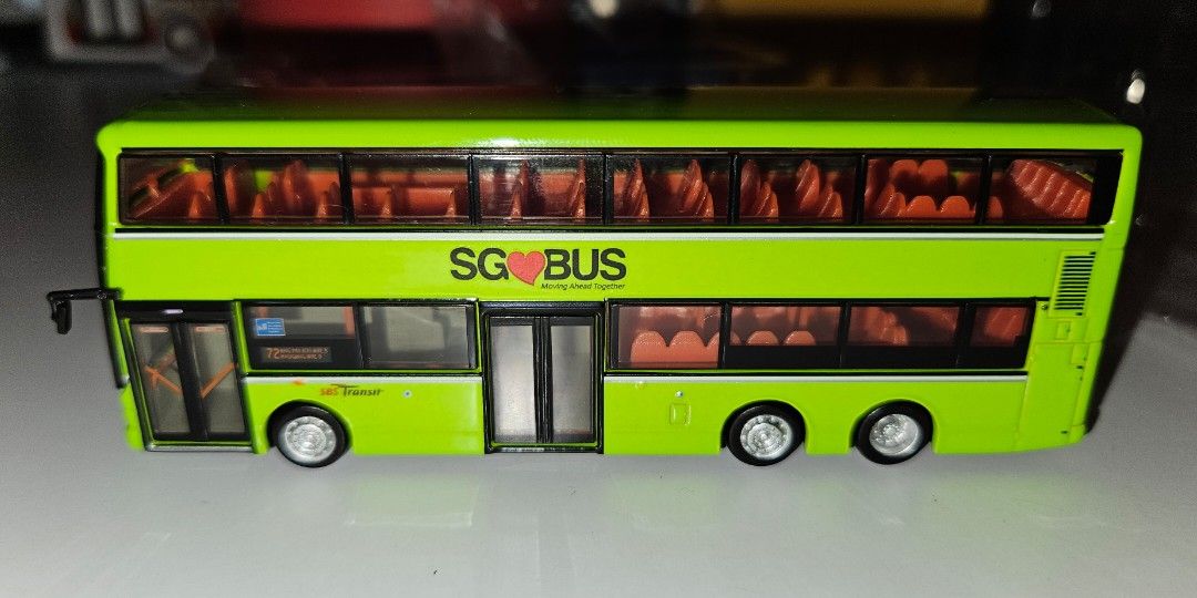 SBST/SMRT/TTS/GAS Waterslide Decal Pasting Service ( Diecast Buses only ...