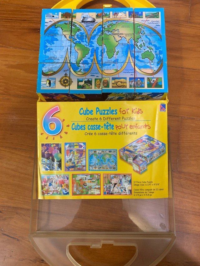 Science Cube puzzles for kids, Hobbies & Toys, Toys & Games on Carousell