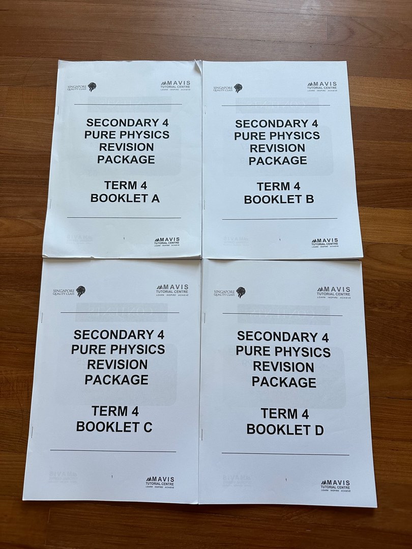 Sec 4 physics revision package (Mavis Tutorial Centre), Hobbies & Toys, Books & Magazines ...