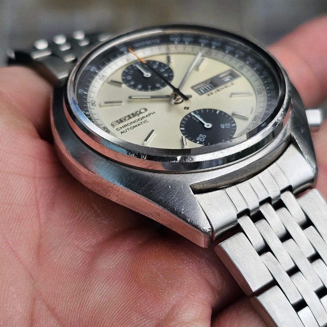 Seiko Baby Panda Chronograph 6138-8000, Men's Fashion, Watches ...