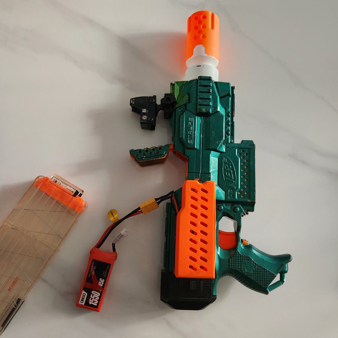 Selling modified Full Auto Nerf Stryfe, Hobbies & Toys, Toys & Games on ...