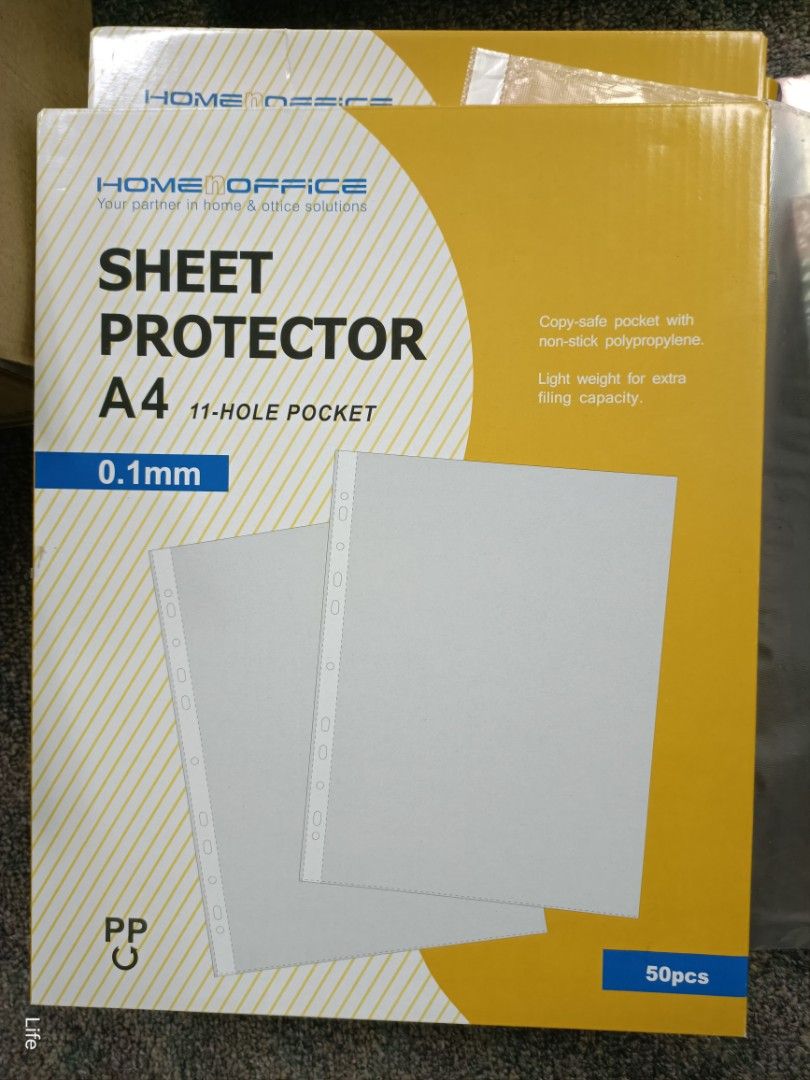 Sheet Protector, Hobbies & Toys, Stationery & Craft, Stationery ...
