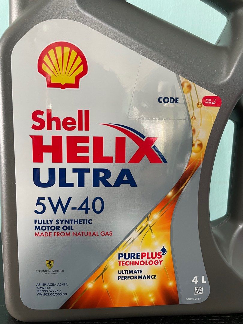 Shell HELIX ULTRA 5W-40 Fully Synthetic Motor Oil, Car Accessories ...