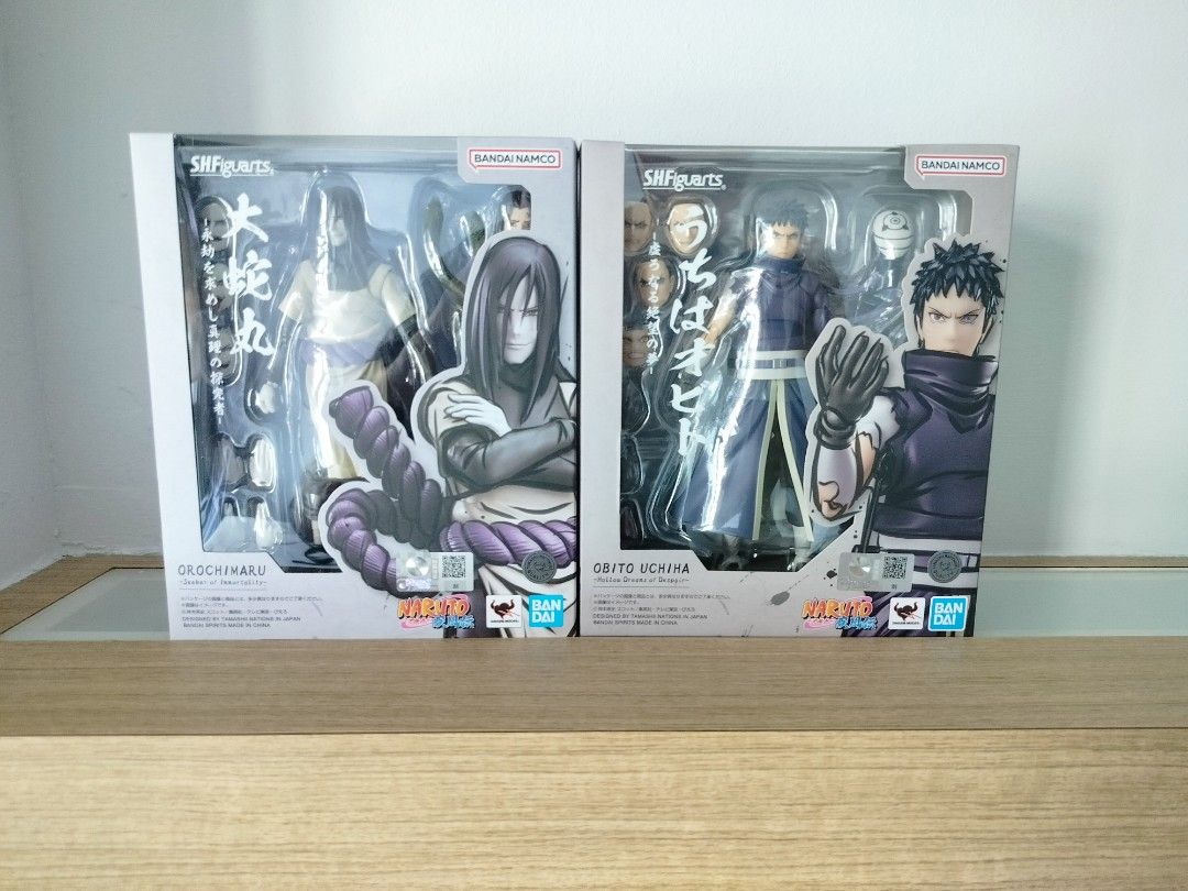 (Back Order)SHF S.H.Figuarts Naruto: Shippuden Orochimaru & Obito ...