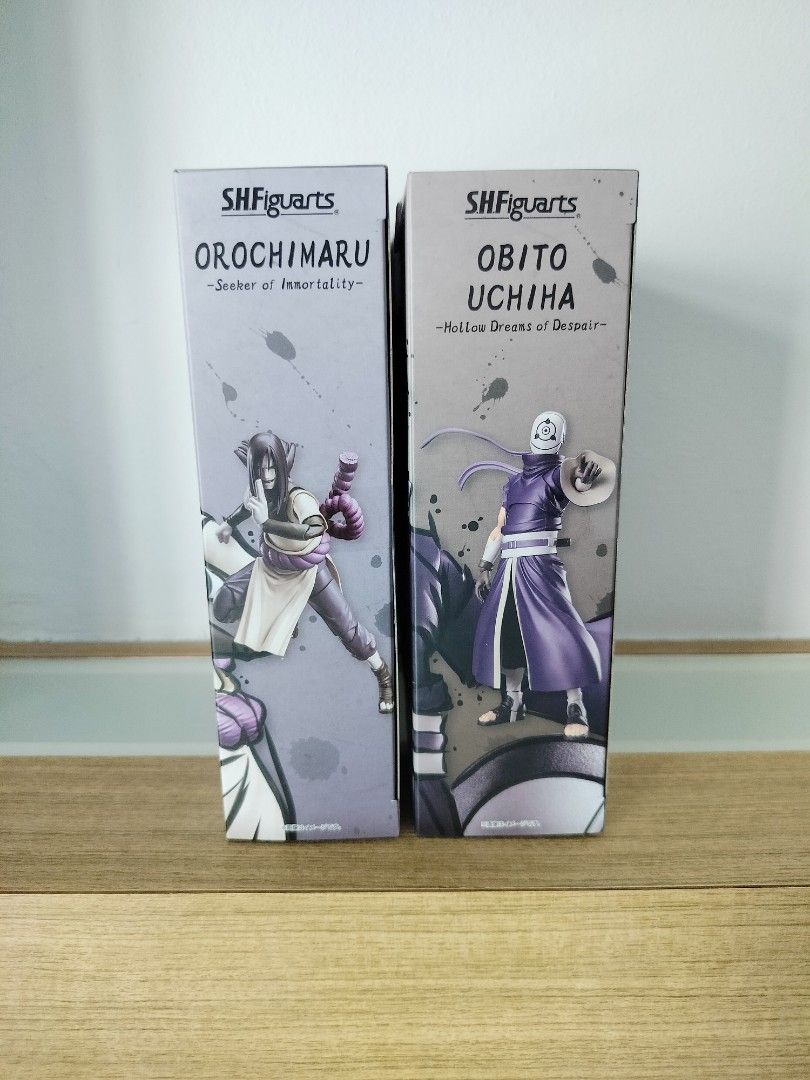 (Back Order)SHF S.H.Figuarts Naruto: Shippuden Orochimaru & Obito ...