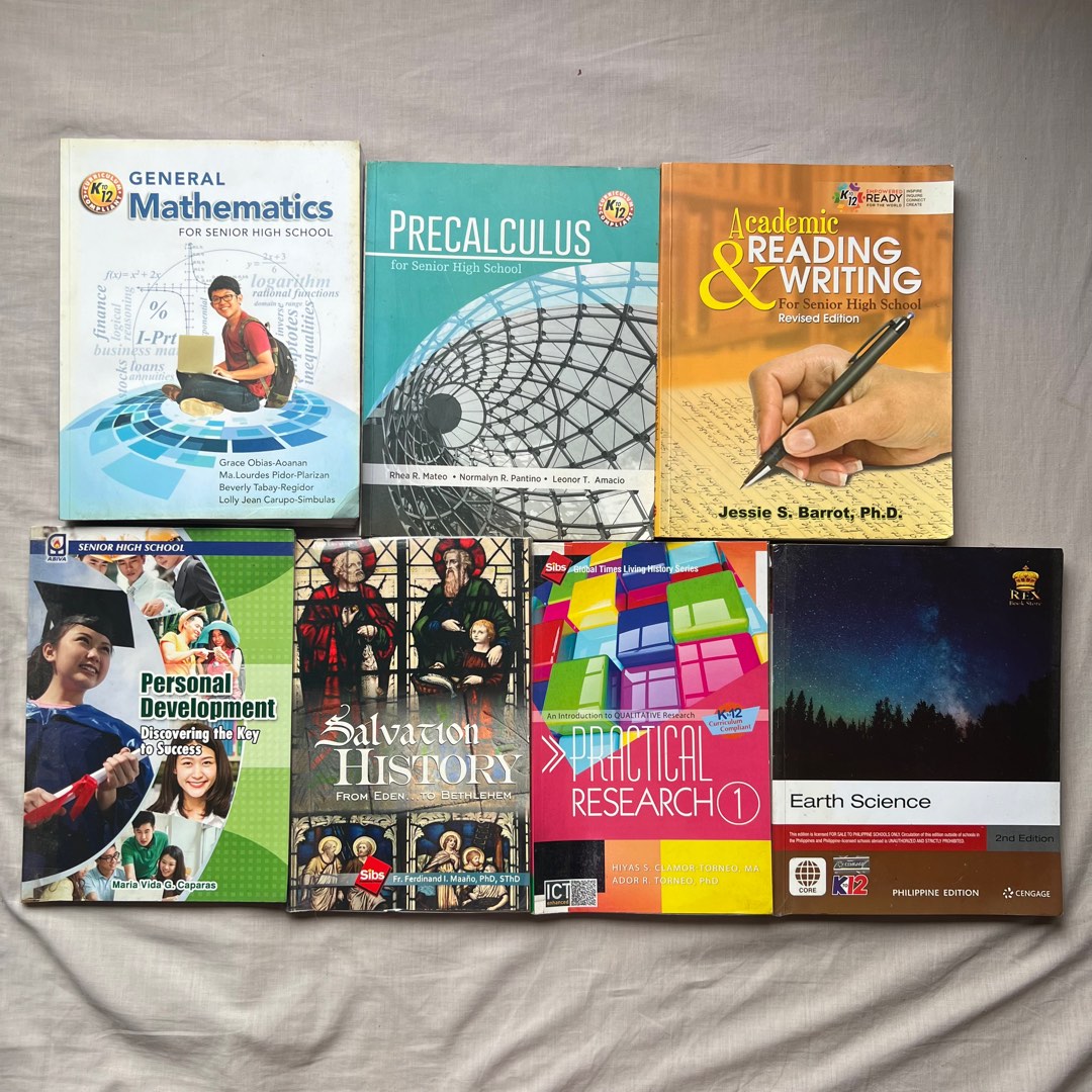 SHS Text Books Grade 11 & 12, Hobbies & Toys, Books & Magazines ...