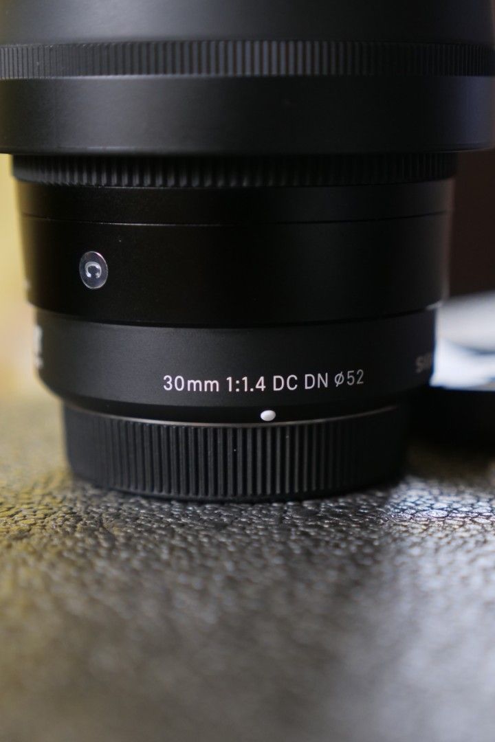 Sigma 30mm F1.4 C-lens MFT, Photography, Lens & Kits on Carousell