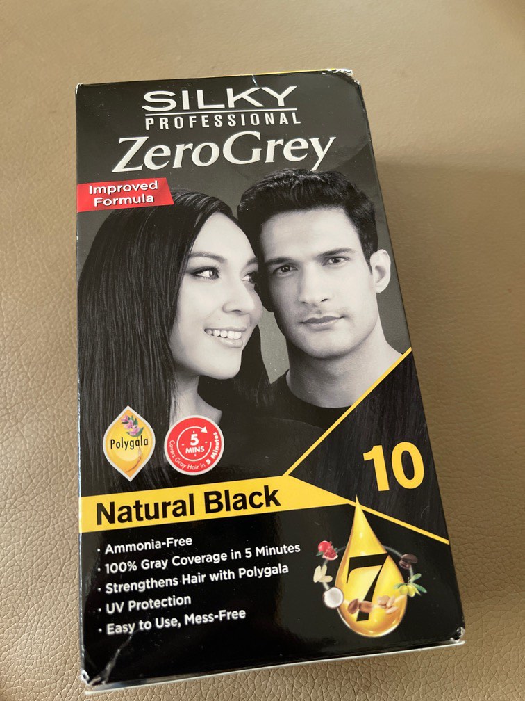 Silu zero grey Natural Black, Beauty & Personal Care, Hair on Carousell