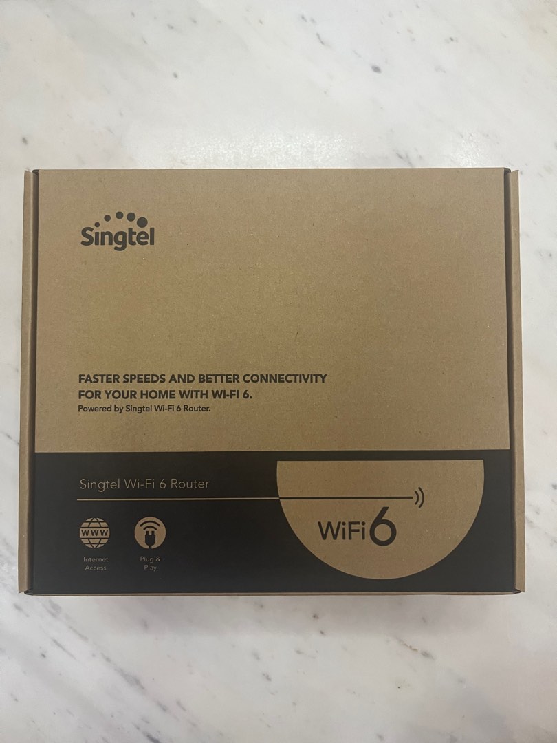 Singtel Wifi-6 Router, Computers & Tech, Office & Business Technology ...