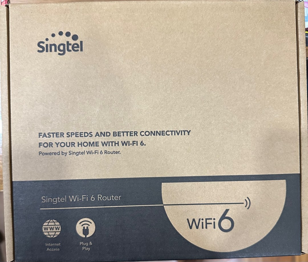 Singtel WiFi 6 router, Computers & Tech, Parts & Accessories ...