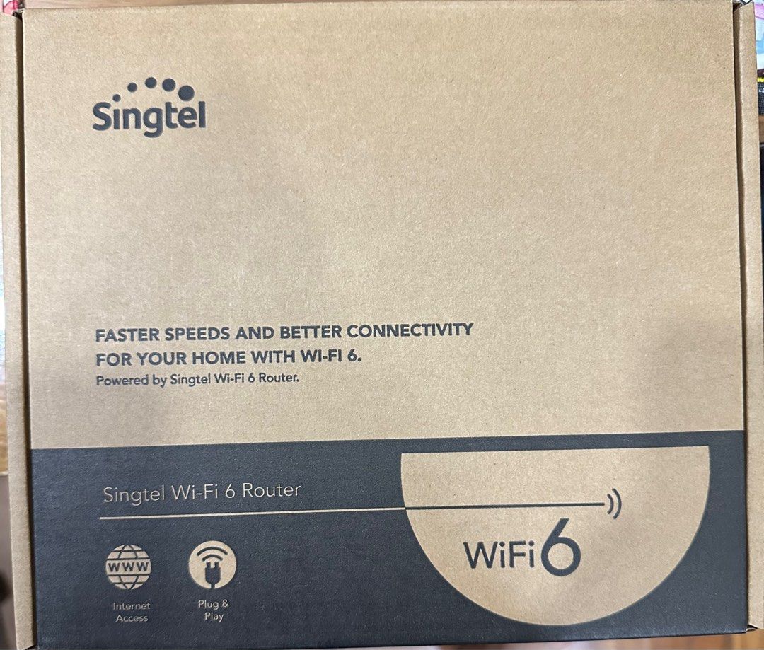 Singtel WiFi 6 router, Computers & Tech, Parts & Accessories ...