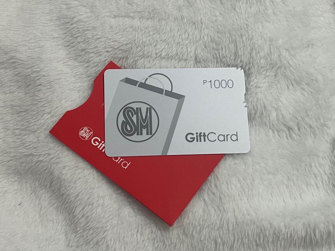 SM Gift Card (Worth ₱1,000), Tickets & Vouchers, Store Credits on Carousell