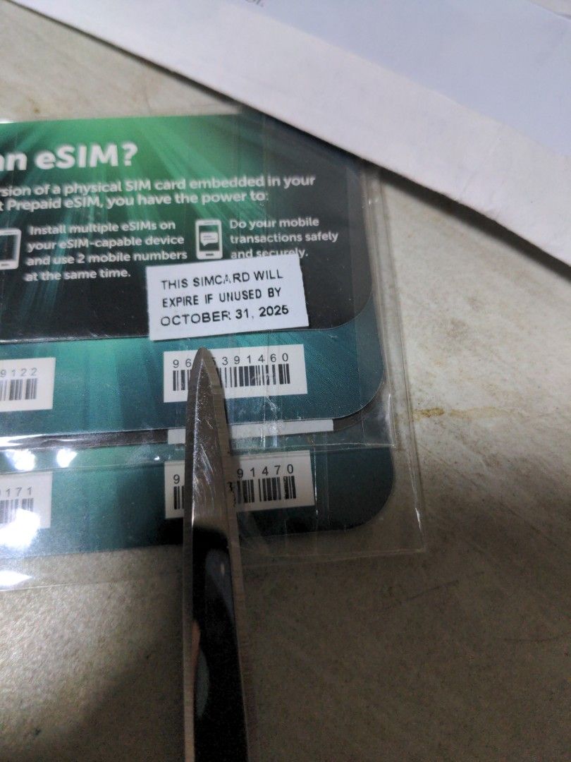 Smart Prepaid eSim in pair 0962-X-391460 &70, Mobile Phones & Gadgets ...