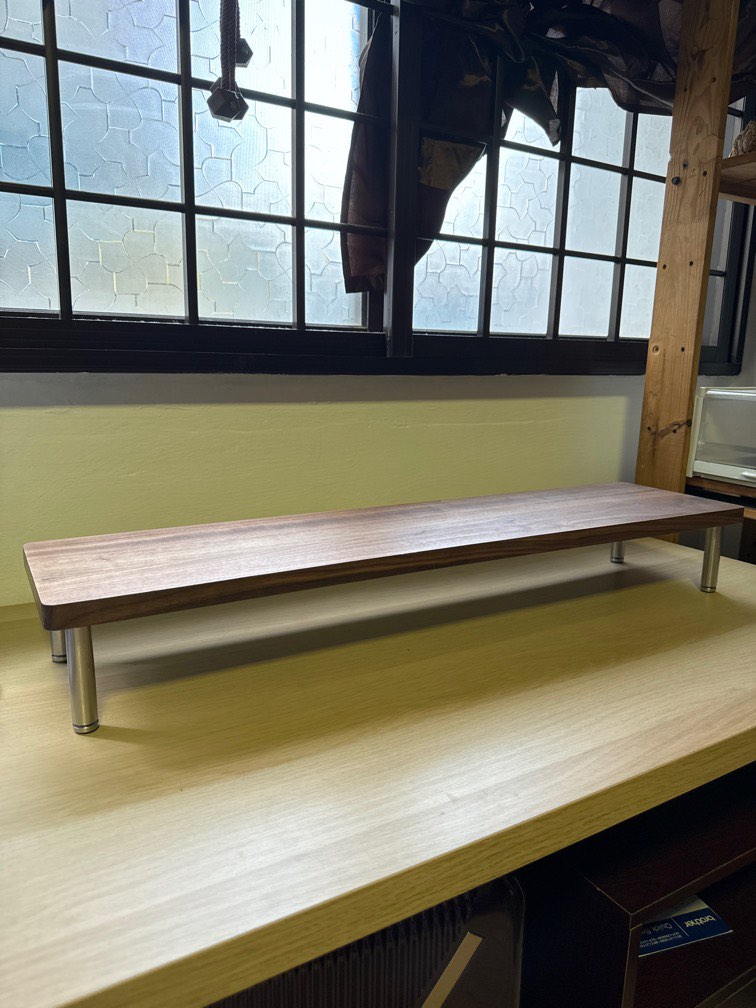 Solid Wood Desk Monitor Riser, Furniture & Home Living, Furniture ...