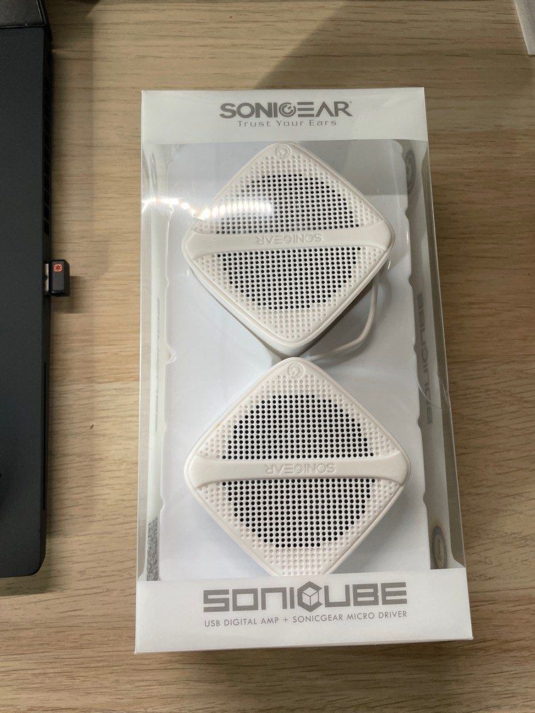 SonicGear Sonic Cube White High Clarity Speaker, Audio, Soundbars ...