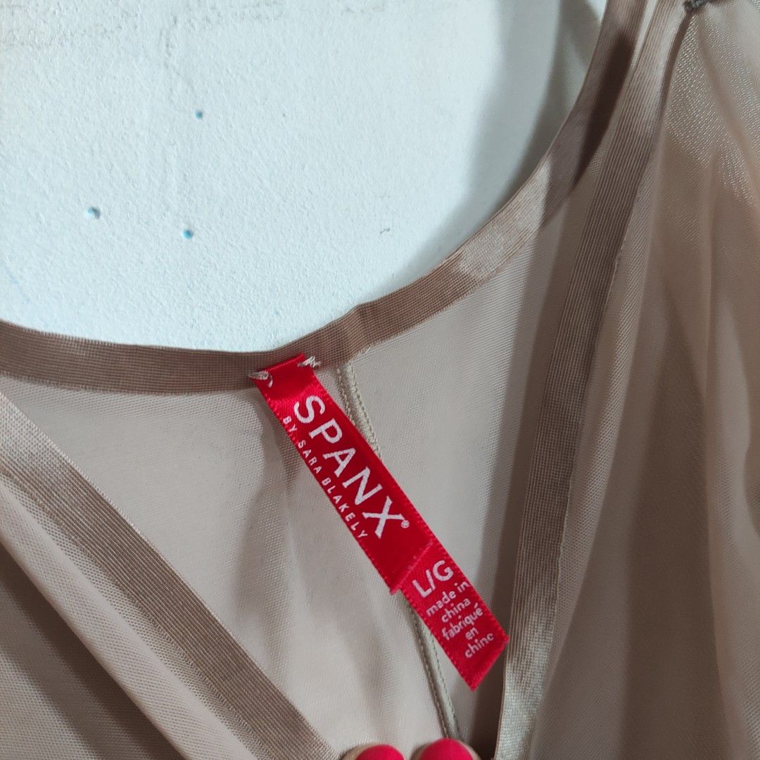 Spanx Nude One Piece Sheer Undergarment Corset Branded Thrifted Spanx Nude One Piece Sheer Undergarment Corset Branded Thrifted