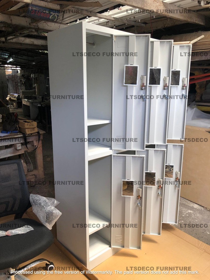 steel locker 6 door l office furniture & partitions, Furniture & Home ...