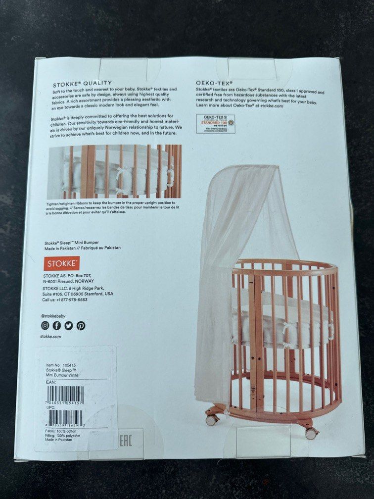 Stokke Sleepi Mini Bumper, Babies & Kids, Baby Nursery & Kids Furniture ...