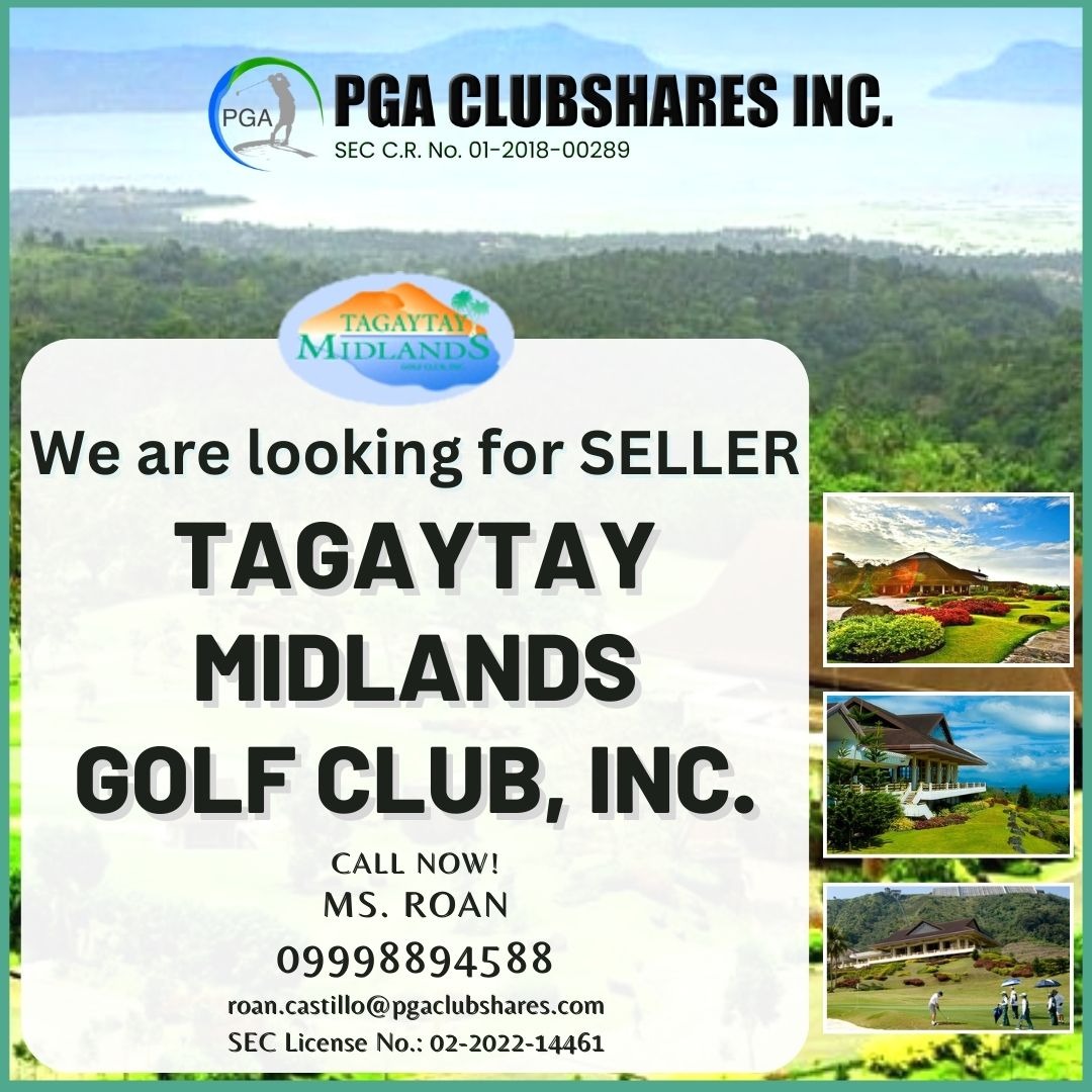 TAGAYTAY MIDLANDS GOLF CLUB- PGA CLUBSHARES INC. DEC 2023, Sports ...