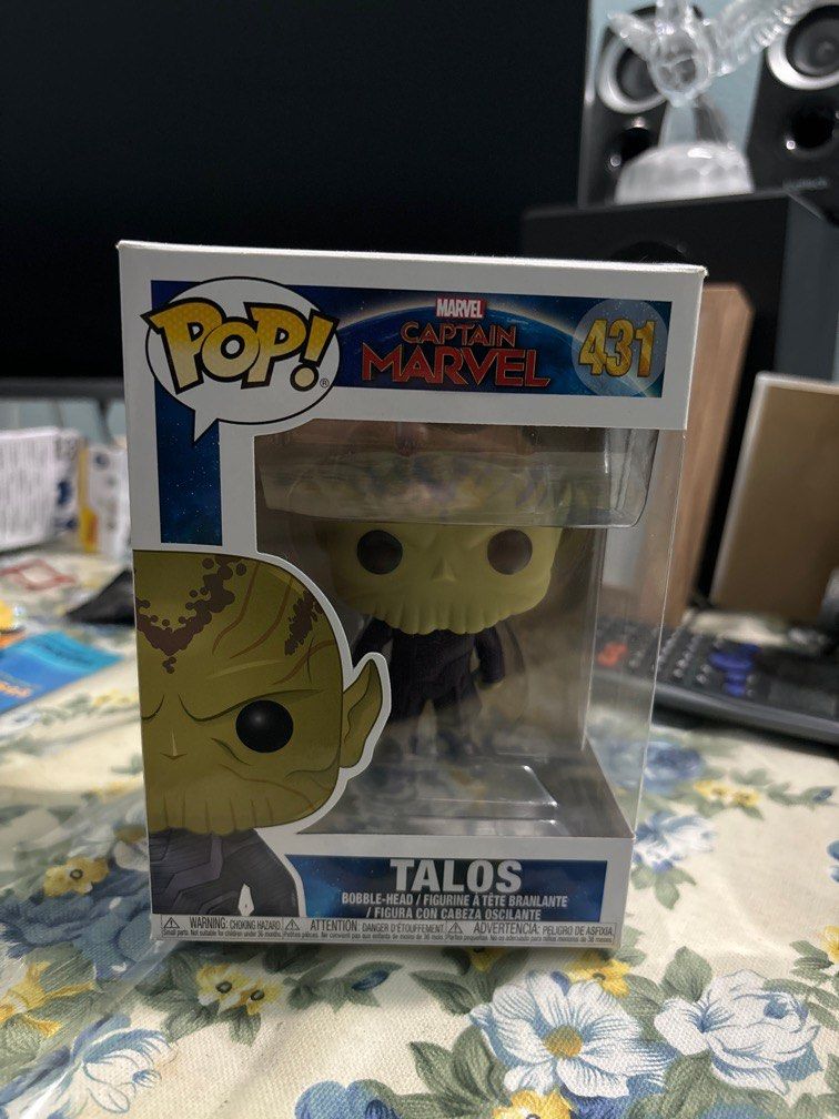 Talos Captain Marvel Funko Pop, Hobbies & Toys, Toys & Games on Carousell