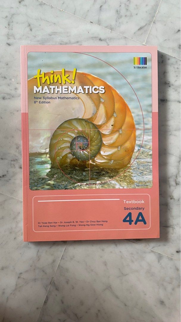 Think! Mathematics textbook 4A & 4B, Hobbies & Toys, Books & Magazines ...