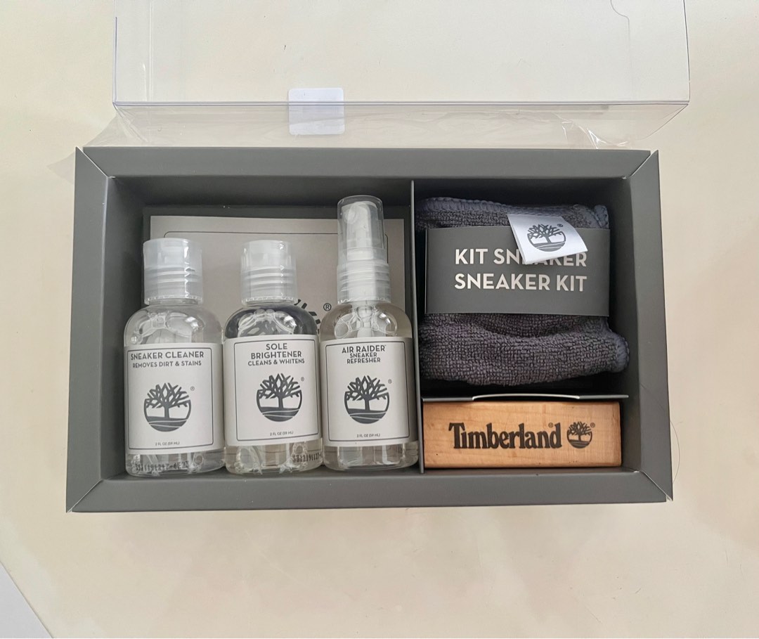 Timberland sneaker/ shoe cleaning kit set - Brand new., Furniture ...